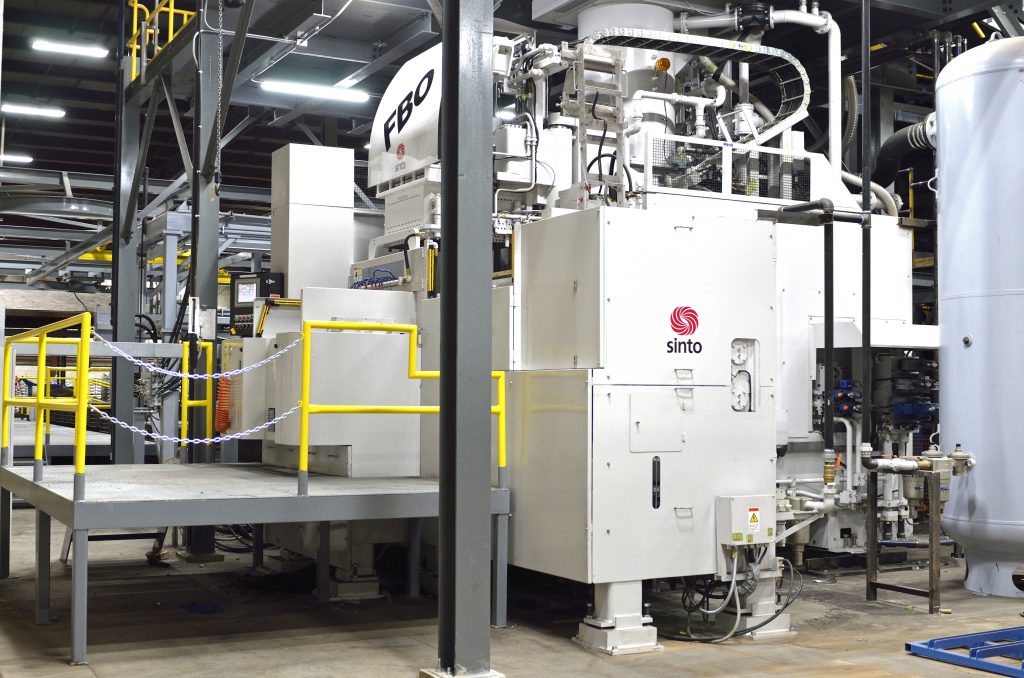 Sinto Manufactures Mold Handling System & Flaskless Molding Machine ...